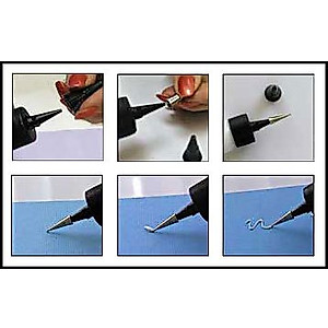 Art Institute Glitter AG Metal tip, 1 Pack, Silver - METALTIP