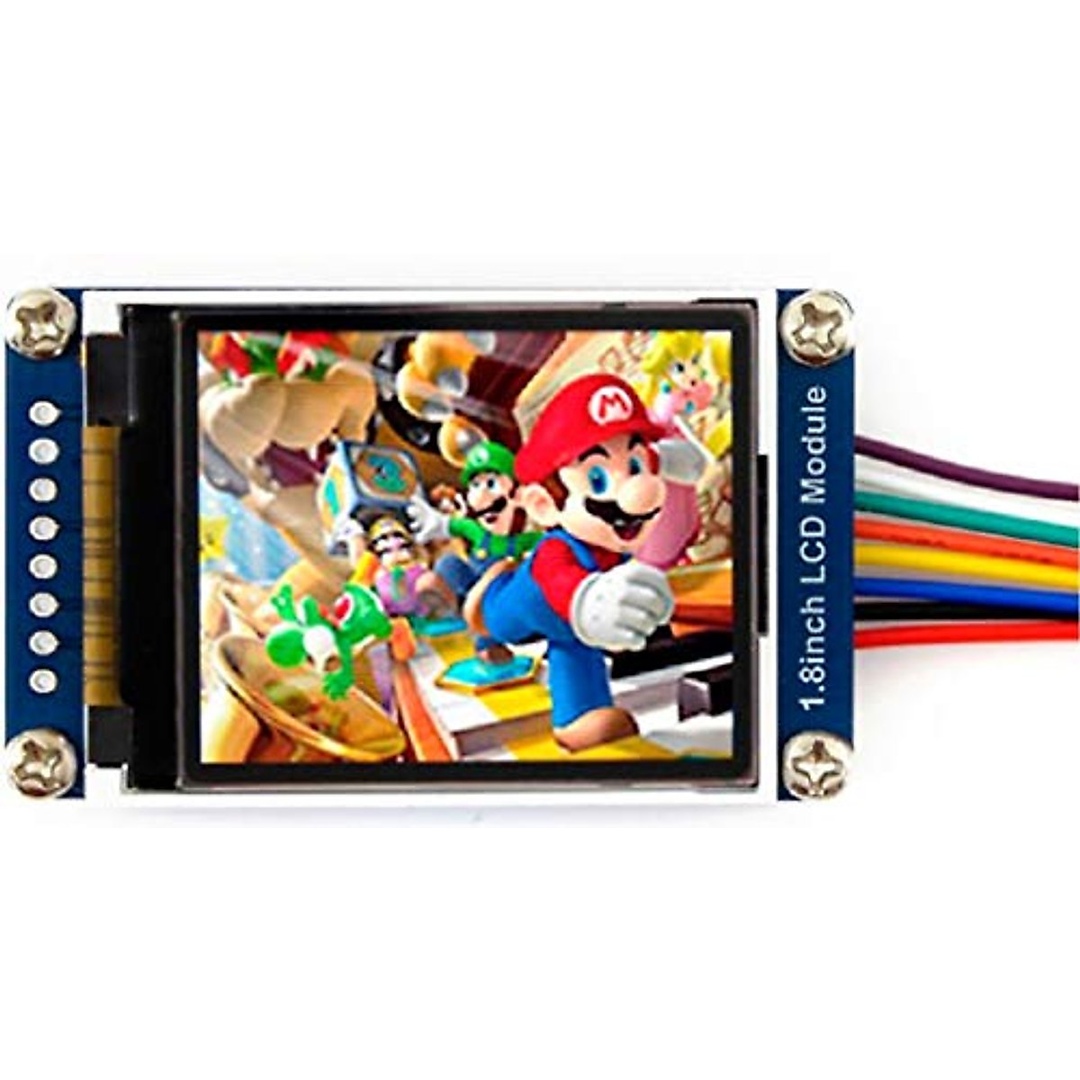 waveshare 1.8inch LCD Display Module 128x160 Pixels Embedded Controller Communicating via SPI Interface. RGB, 65K Display Color with Examples for Raspberry Pi/Jetson Nano/Arduino