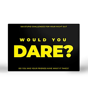 Gift Republic Dare Card Game, Black