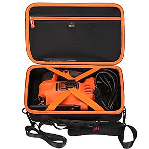 Mchoi Hard Case Suitable for BLACK+DECKER Jig Saw 4.5 -Amp BDEJS300C, Waterproof Shockproof Jig Saw Carrying Protective Case, Case Only