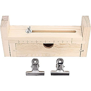 Xximuim Paracord Jig Bracelet Maker Wood Jig Bracelet Maker U Shape Clear Scale Bracelet with 2 Clamp DIY Hand Knitting Bracelet Jig Bracelet Braiding Tool (Style 3.)