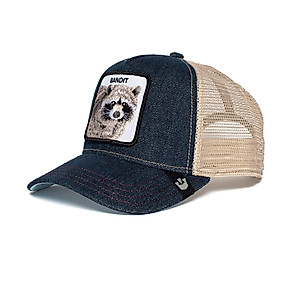 Goorin Bros. The Farm Men's Trucker Hat - Baseball Snapback Cap, Bandit, Navy