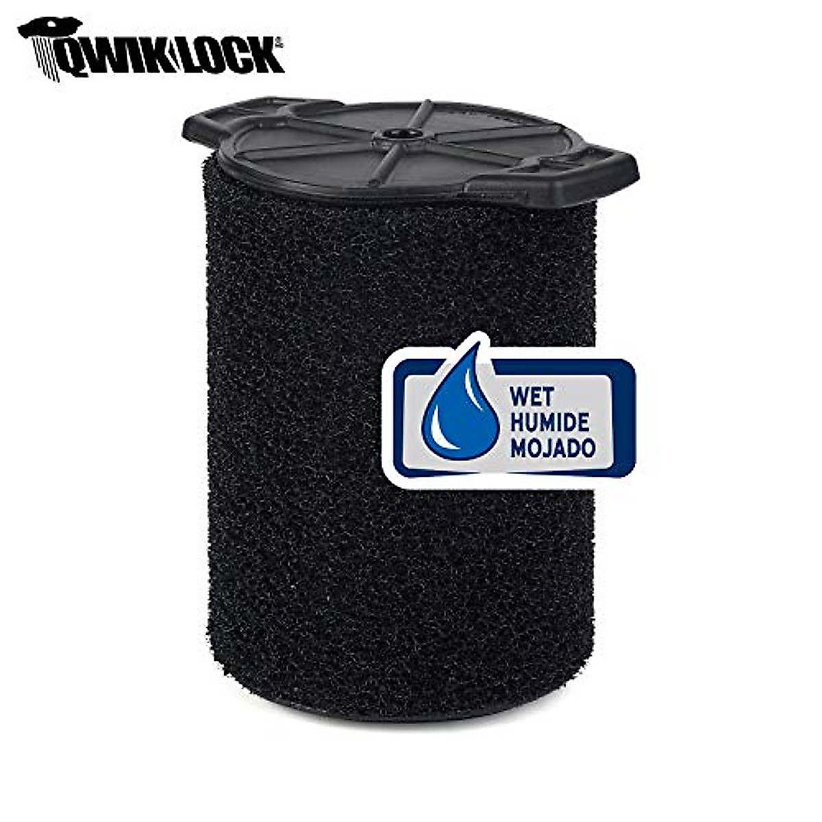 WORKSHOP Wet/Dry Vacs Vacuum Filters WS24200F Foam Filter For Wet/Dry Vacuum Cleaner (Single Wet Application Foam Filter) For WORKSHOP 5-Gallon To 16-Gallon Shop Vacuum Cleaners