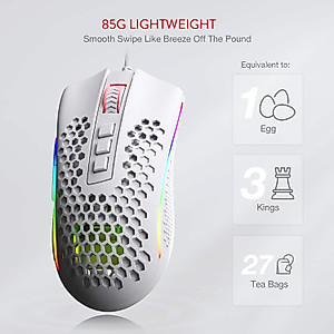 Redragon K617 Keyboard and M808 Mouse Bundle