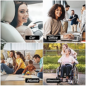 Gel Seat Cushion, Cooling seat Cushion Thick Big Breathable Honeycomb Design Absorbs Pressure Points Seat Cushion with Non-Slip Cover Gel Cushion for Office Chair Home Cars Wheelchair