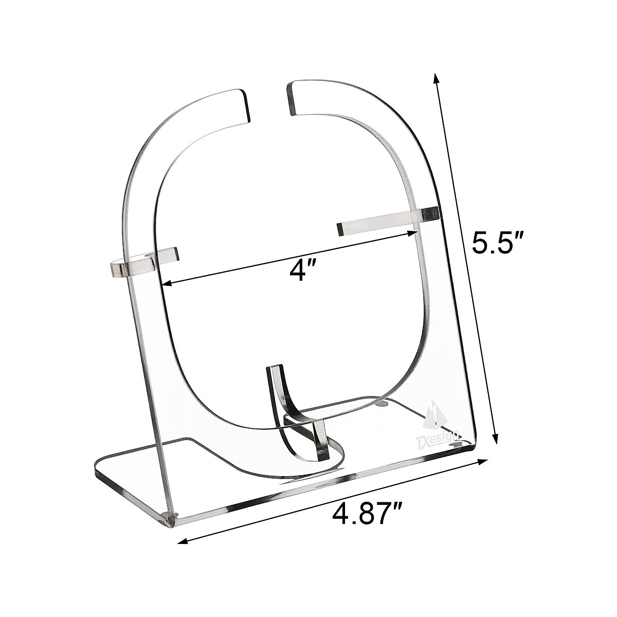 TXEsign Desktop Stand for Bose SoundLink Micro Portable Speaker, Acrylic Speaker Stand Holder Shop Display Stand Table Stand Holder Anti-Slip Base Stand (Transparent)
