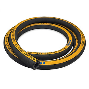 HOLDWIN Sandblast Hose 3/4" ID,1.25" OD,10 Ft Long Heavy Duty Rubber Sandblaster Hose Sandblasting Gun Sandblaster Cabinet