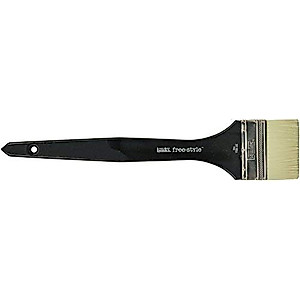 Liquitex Professional Freestyle Large Scale Brush, Broad Flat/Varnish 3-inch, Long Handle