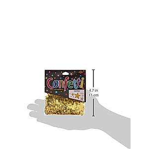 Beistle Gold Stars Confetti