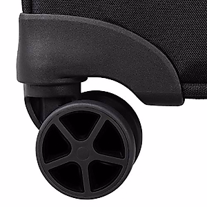 LONDON FOG Bromley Softside Expandable Spinner Luggage, Black, Carry-On 20-Inch