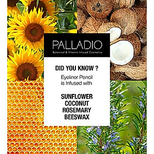 Palladio Wooden Eyeliner Pencil, Thin Pencil Shape, Easy Application, Firm yet Smooth Formula, Perfectly Outlined Eyes, Contour and Line, Long Lasting, Rich Pigment, Lime Green