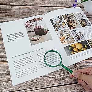 Magnifying Glass Kids Plastic Magnifier 18 Pack Hand Lens Mini Handheld Magnifying Lenses for Children Science Class Outdoor Observation Party Fun Tool IRCHLYN