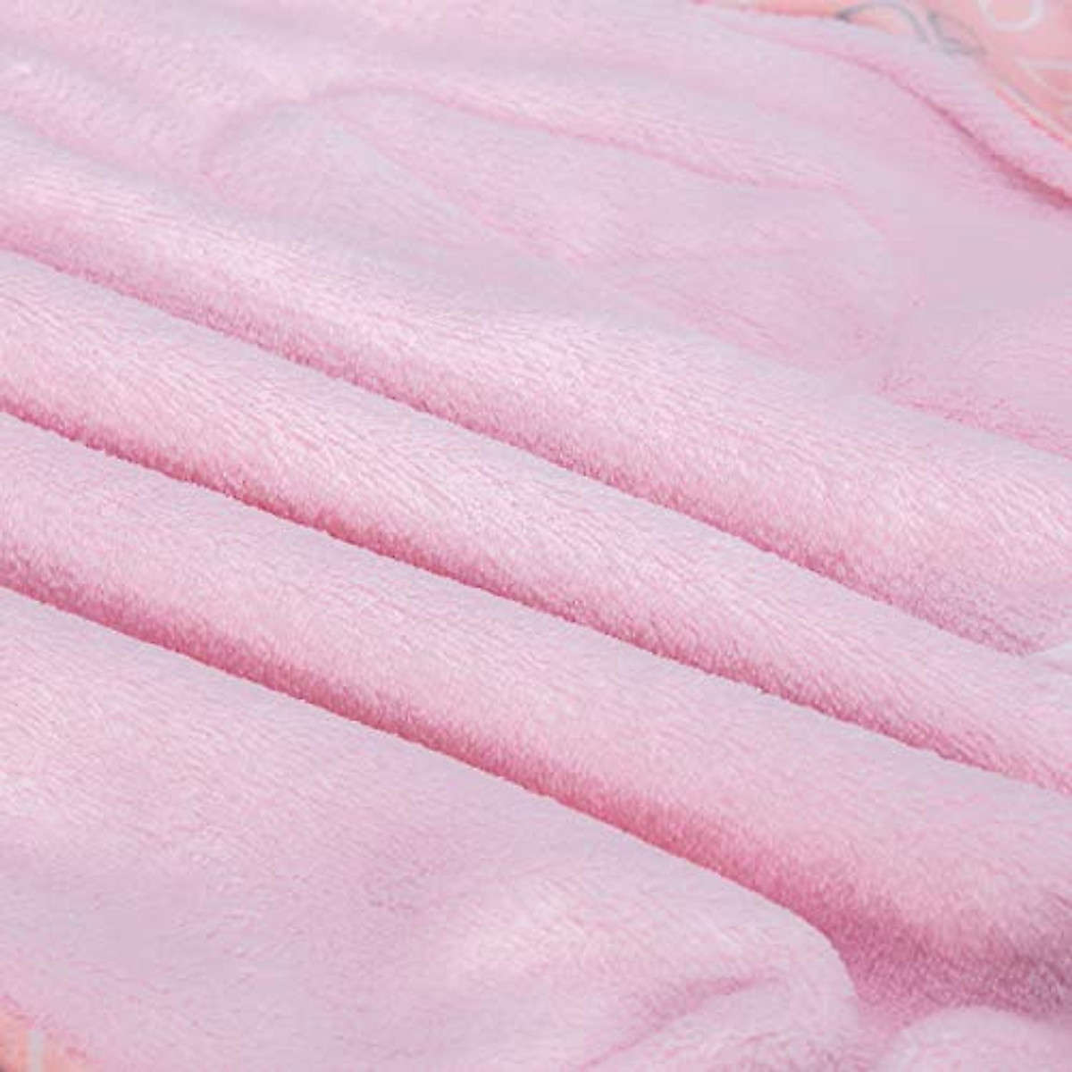 WONDER MIRACLE Fluffy Swaddle Blanket for Newborn Baby Girl or boy, Soft Thick Cozy Warm Coral Fleece Fuzzy Sleeping Bag for Crib, Stroller, Travel, Outdoor (Pink Lucky Clover)