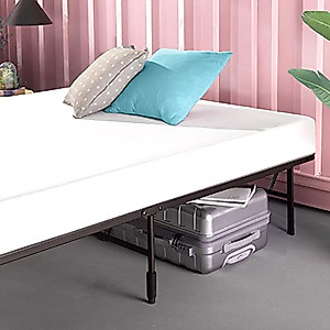 ZINUS SmartBase Tool-Free Assembly Mattress Foundation / 14 Inch Metal Platform Bed Frame / No Box Spring Needed / Sturdy Steel Frame / Underbed Storage, Twin XL