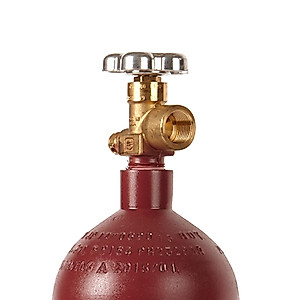 New 20 cu ft Steel Nitrogen Cylinder with CGA580 Valve