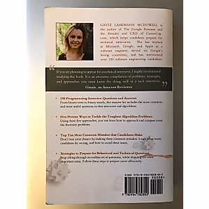 Cracking the Coding Interview: 150 Programming Questions and Solutions