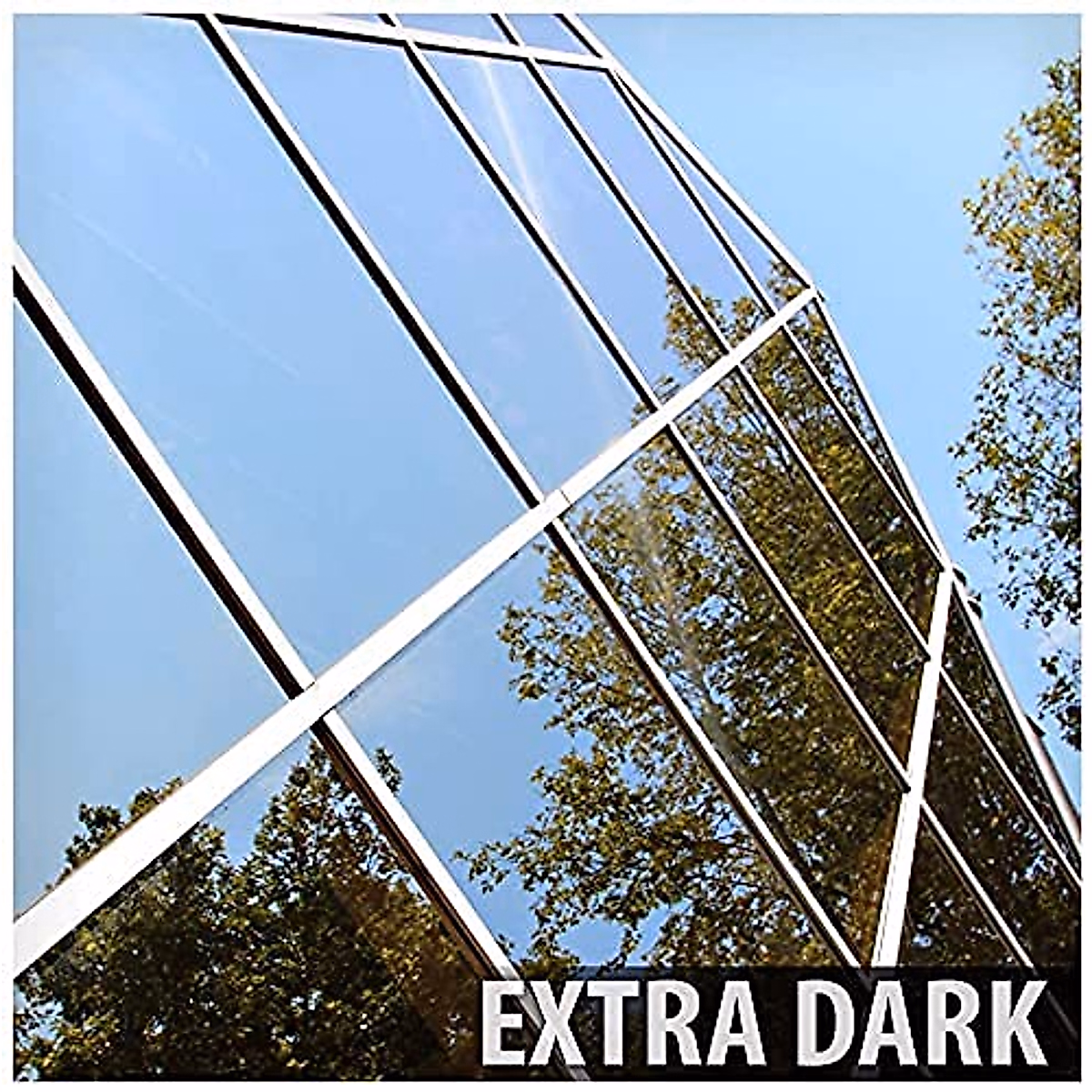 BDF S05 Window Film Daytime Privacy and Heat Control Mirror Silver 5 (Very Dark) - 24in X 16ft