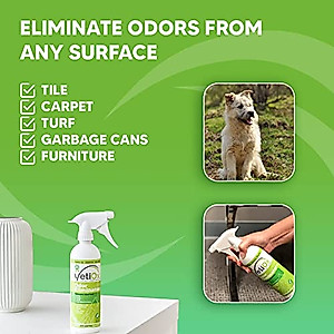 VetiOx Pet Odor Eliminator, Veterinarian Strength Dog and Cat Deodorizer, 16 oz Trigger Spray Bottle