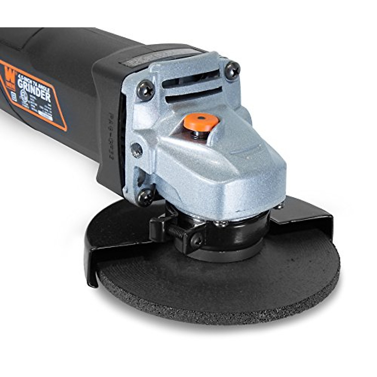 WEN 944 7-Amp Angle Grinder, 4-1/2", Grey,black,orange