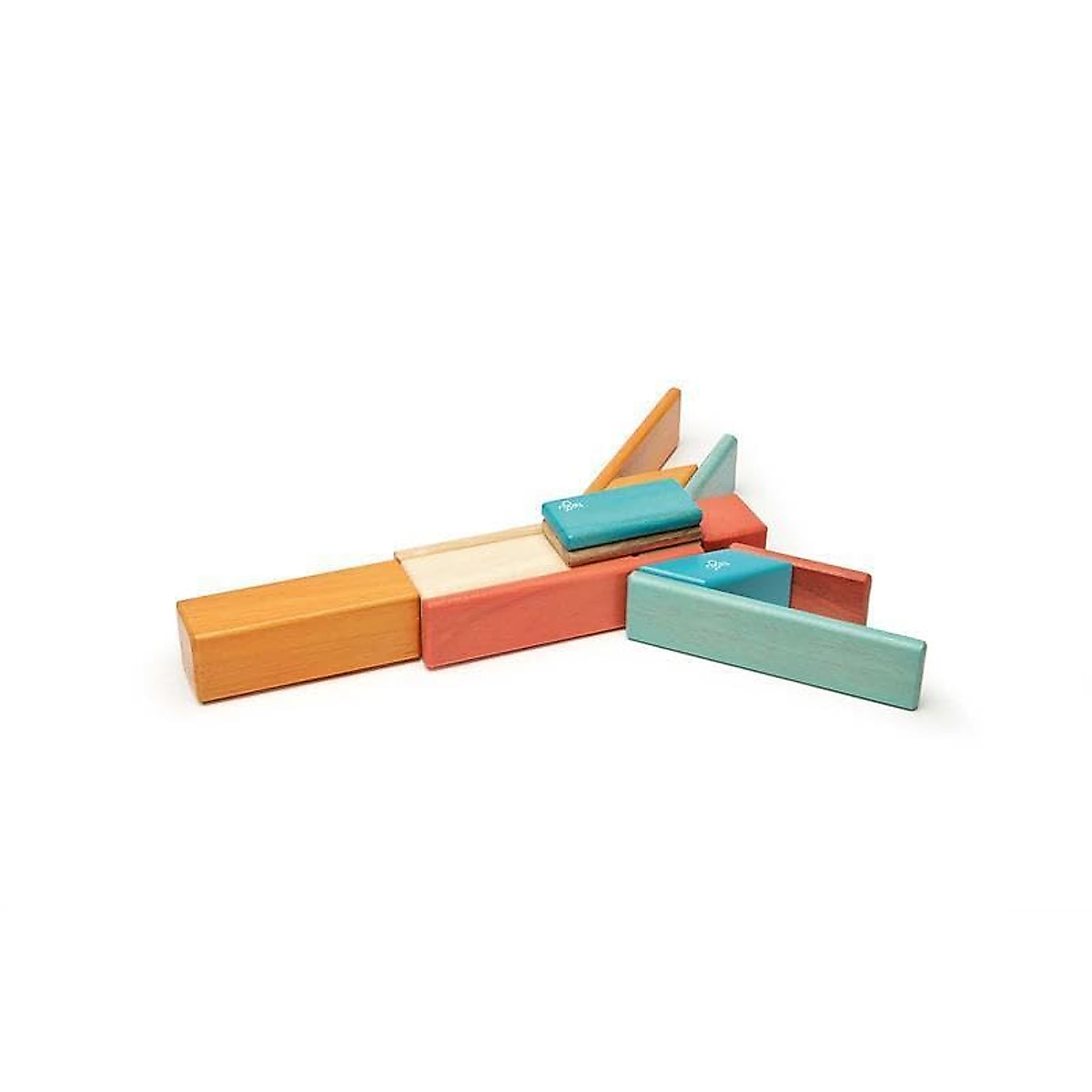 14 Piece Tegu Magnetic Wooden Block Set, Sunset