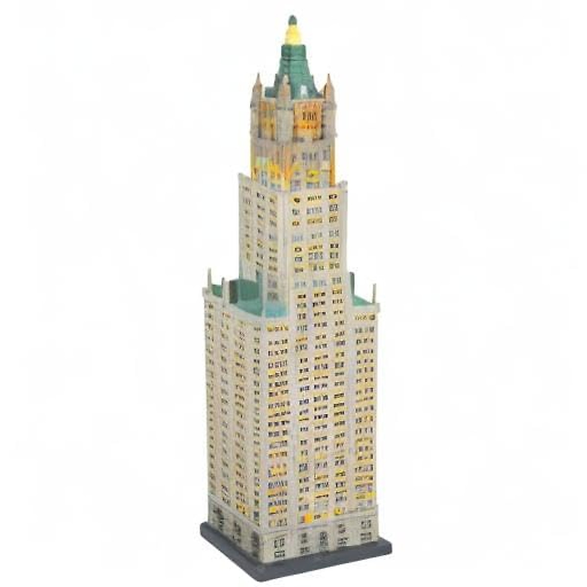 Department 56 Christmas in The City Village Art and Architecture Woolworth Lit Building, 19.33 Inch, Multicolor