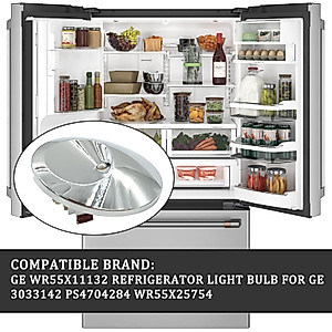 2pk-WR55X11132 WR55X25754 3033142 AP5646375 PS4704284 for GE Refrigerator LED Light Assembly (2)