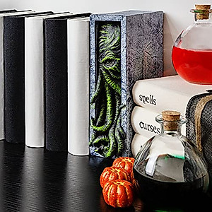 Toy Vault Cthulhu Bookshelf Insert, Resin Bookend Peeping Cthulhu Monster Statue