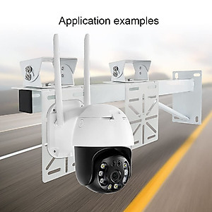 OwlCat L-Shape Dome Camera Bracket,Universal Wall Ceiling Mount Bracket for Security CCTV Hikvision Dome Camera, CCTV Security White 3026 0