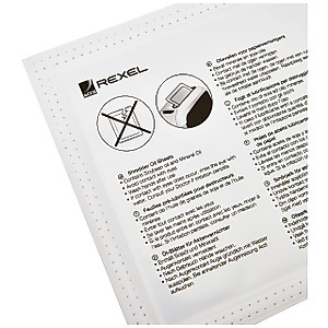 Rexel Shredder Oil Sheets, Pack of 20, A5 Size, Shredder Maintenance, 2101949, White