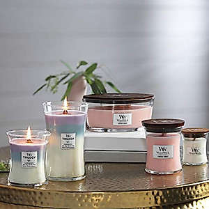 Woodwick Ellipse Scented Candle, Coastal Sunset, 16oz | Up to 50 Hours Burn Time