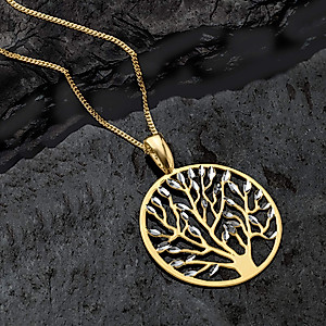 Ross-Simons Italian Cut-Out Tree of Life Pendant Necklace