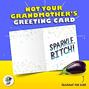 IYF Designs Cards Adult Humor Hilarious Birthday Card for Him or Her I Hope Your Birthday is Magical & Sparkle