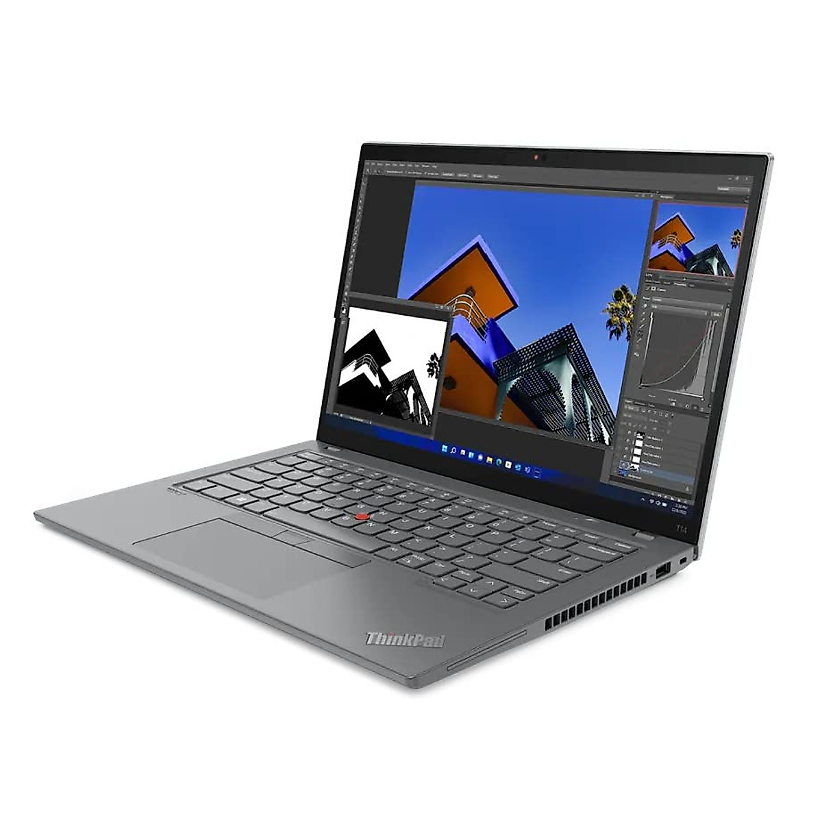 Lenovo Gen 3 ThinkPad T14 Laptop with Ryzen 5 PRO 6650U Processor, 14" WUXGA 300nits Anti-Glare Non-Touch Display, 16GB RAM, 512GB SSD, Wi-Fi 6E, Backlit Keyboard, and Windows 11 Pro (Storm Gray)