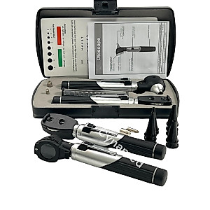 Cynamed - Diagnostix Bright White Led Otoscope Set with Accessories-Multi-Function Otoscope Student Set-Hard Case