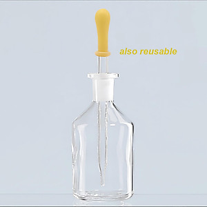 Latex Dropper Bulbs for Labs Pipet - 2 ml (Pack of 100)