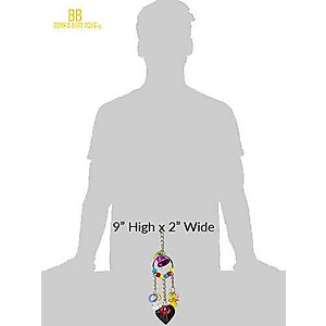Bonka Bird Toys 1763 Heart Charm Bird Toy Parrot cage Toys Cages Cockatiel Parakeet parrotlet