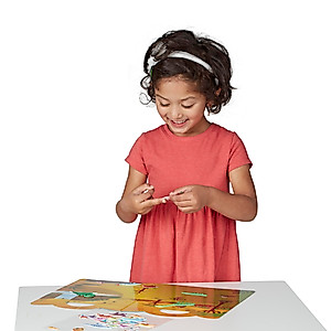 Melissa & Doug Reusable Puffy Sticker Wild Adventures Play Set 3-Pack (118 Stickers: Safari, Dinosaur, Ocean) - FSC Certified