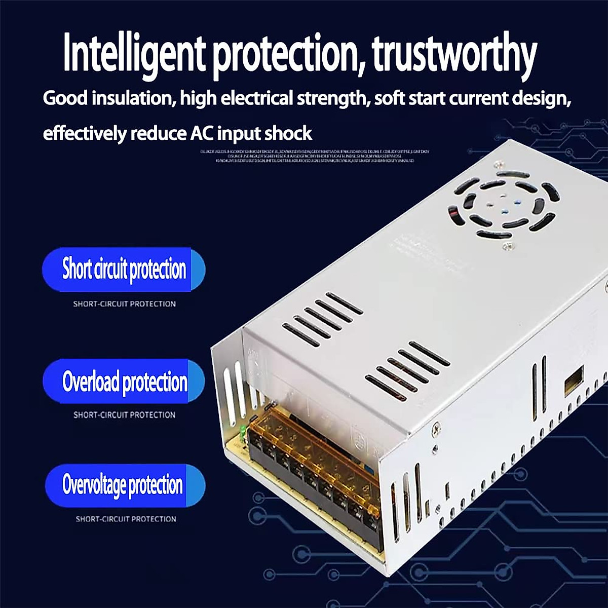 110v/220v to 12v Converter 12v Power Supply 12 Volt Power Supply 12v Dc Power Supply Power Supply 120v to 12v Converter Ac to Dc Converter(AC110V to DC12V 30A 360W)