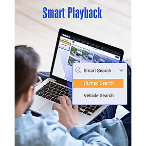 ANNKE 3K Lite 8 Channel Hybrid 5-in-1 Security Digital Video Recorder, H.265+ Surveillance DVR Supports 8CH Analog and 2CH 6MP IP Cameras, Remote Access, AI Human&Vehicle Detection, 1TB Hard Drive