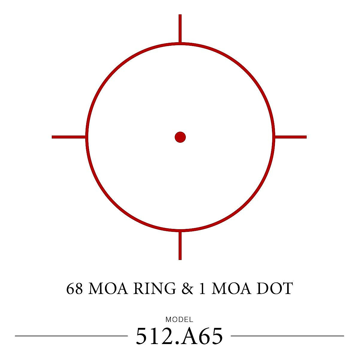 EOTech 512 68 MOA RING/MOA DOT