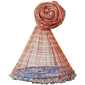 Zjnhl Fishing Equipment/Fishing Net for Bait Trap Fish Fishing Net a Variety of Materials Available in a Variety of Sizes (Size : Height 3.6m Plumb) (Size : Height 2.4m Galvanized Pendant)