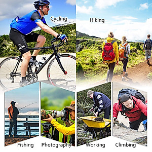 Flygo Mens Summer Outdoor Lightweight Travel Work Fishing Hiking Vest Jacket (XX-Large, 02 Khaki)