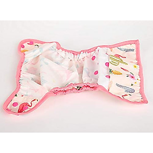 One Size Cloth Diaper Cover Snap With Double Gusset (Flamingo)