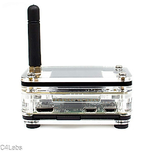 ZRZ-1AS case for Raspberry Pi Zero/Zero W & ZUMspot with Attached 1.3″ OLED