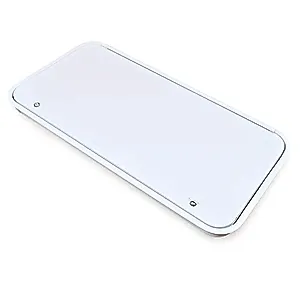 Leisure Coachworks RV Baggage Door 40" Wide X 20" High with Rounded Corners and Thumblocks for RV's- Compartment Access Storage Doors with Top Hinge- Camper Trailer Motor Home