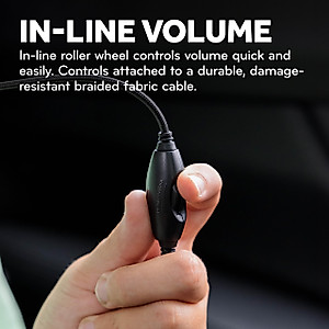 ThinkWrite Technologies / TWT Audio Duro, TW210 (2nd Gen) | Premium Over-Ear Wired Black Headset with Noise Reducing Microphone (3.5mm Jack)