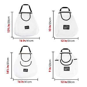 Linkidea 8 Pack Reusable Mesh Bag, Portable Fruit Bags, Washable Hanging Storage Bags, Organizer Shopping Handbag for Garlic, Onions, Potatoes