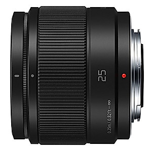 Panasonic LUMIX G Lens, 25mm, F1.7 ASPH, Mirrorless Micro Four Thirds, H-H025K (USA Black)