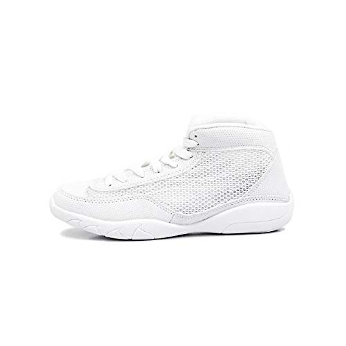 No Limit Adult VRO High Top Cheer Shoe, White, Size 8