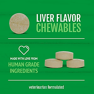 PetNC Natural Care Stool Eating Deterrent Chewables for Dogs, 60 Count